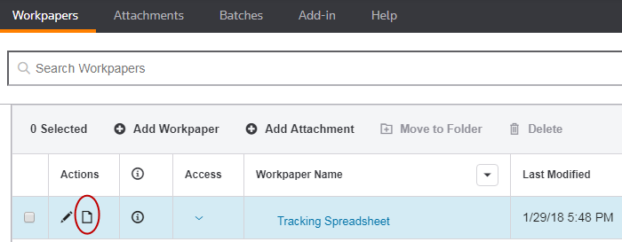 Manage Workpaper Notes